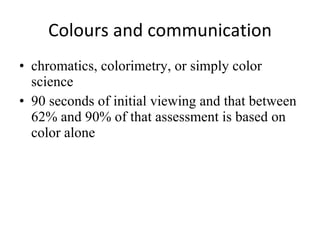 Colors and Communication | PPT