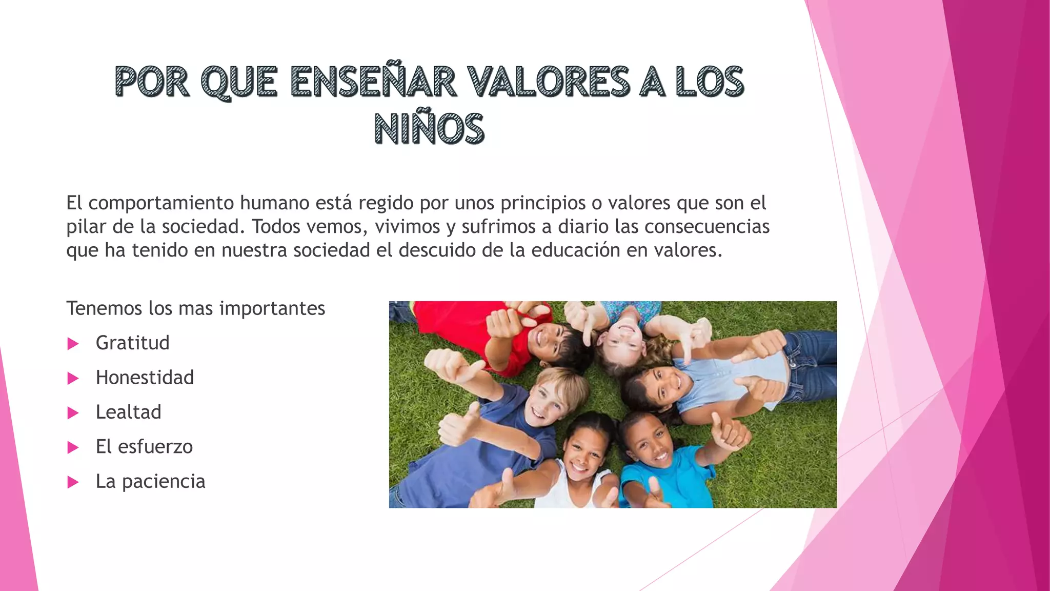 5 valores mas importantes | PPTX