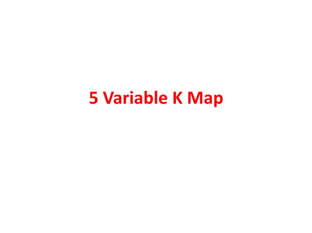 5 Variable Kmap Pptx