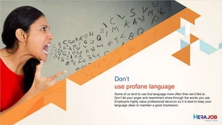 5 Verbal Mistakes you Must Avoid | PPT