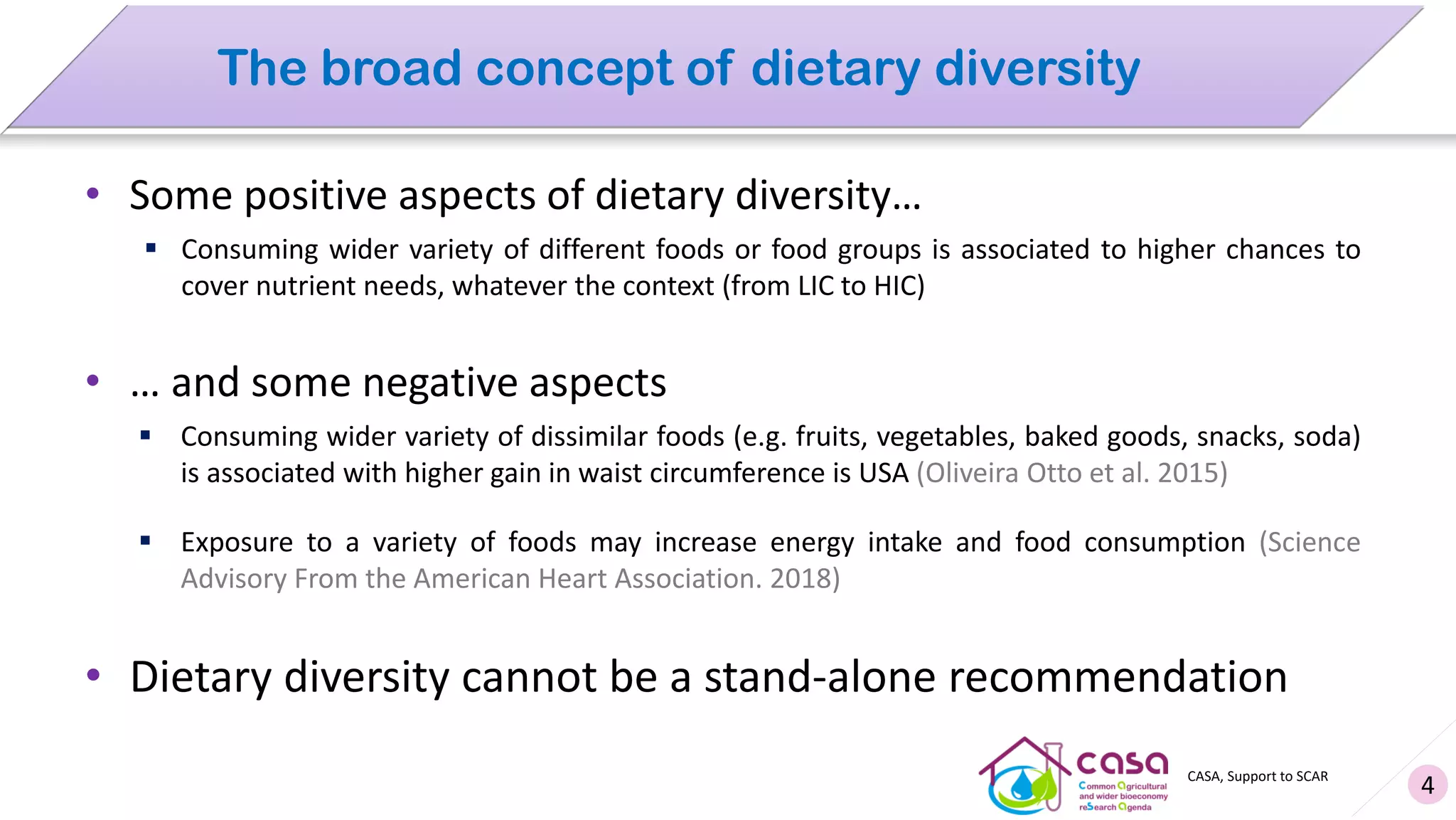 Diversity and food consumption | PDF