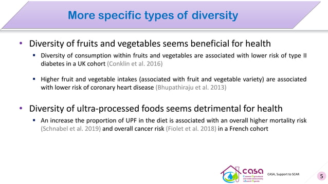 Diversity and food consumption | PDF