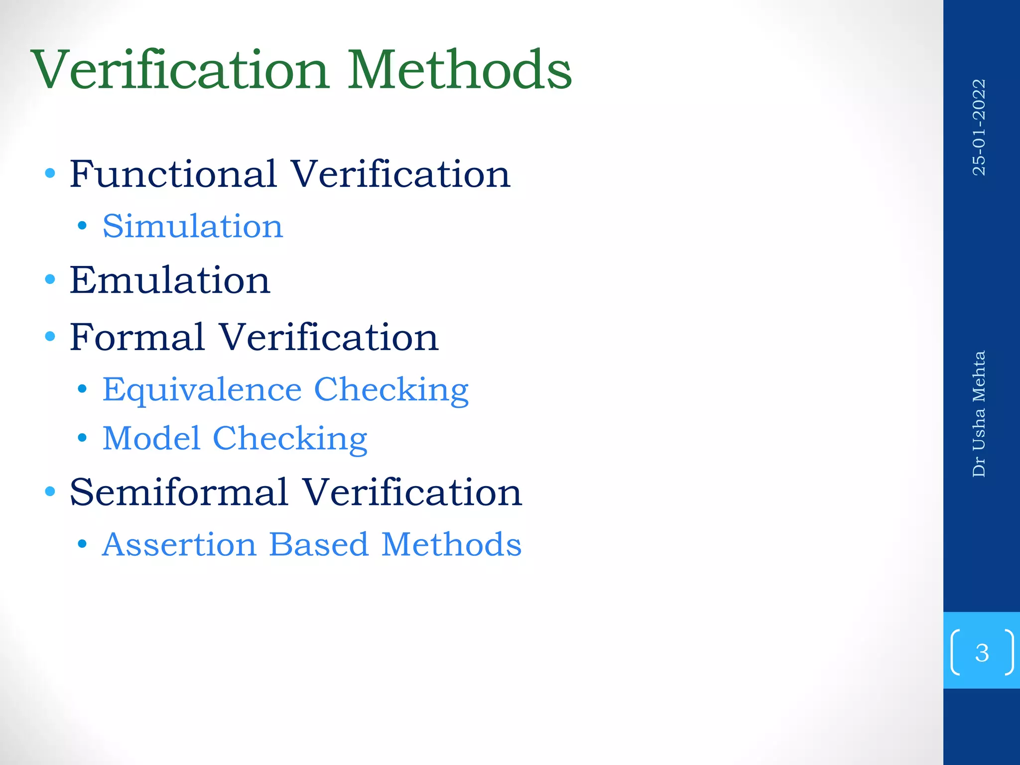 5 verification methods | PDF | Computer Software and Applications | Computing
