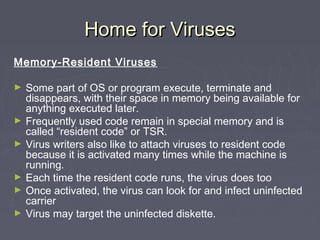 Virus and Malicious Code Chapter 5 | PPT