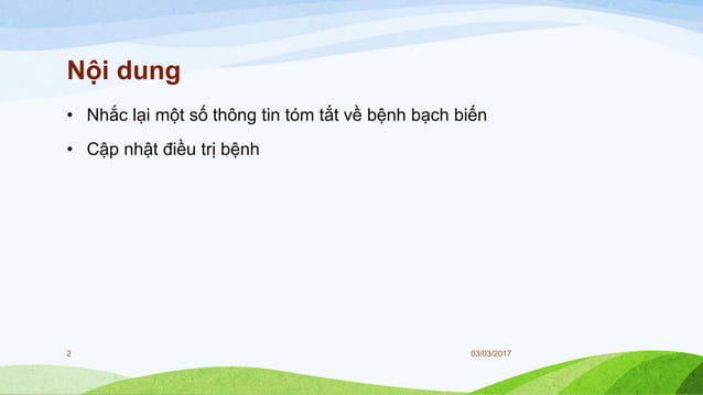 CẬP NHẬT ĐIỀU TRỊ BỆNH BẠCH BIẾN | PDF