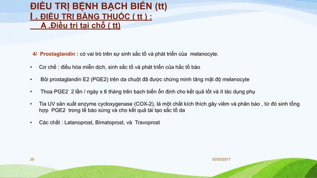 CẬP NHẬT ĐIỀU TRỊ BỆNH BẠCH BIẾN | PDF