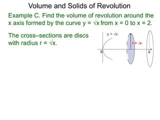 5 volumes and solids of revolution i x | PPTX