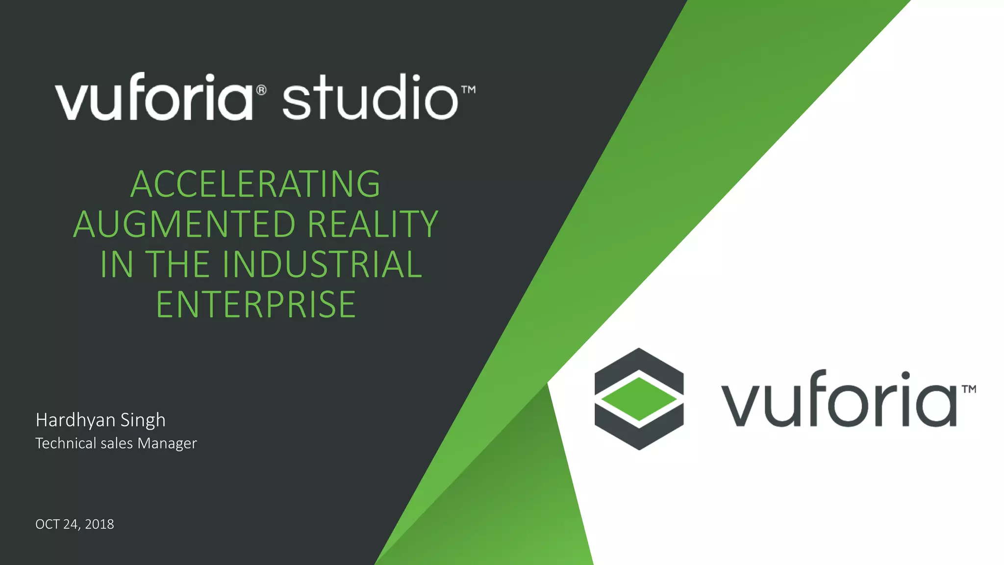 5 vuforia studio intro sales presentation | PPTX