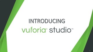 5 vuforia studio intro sales presentation | PPTX