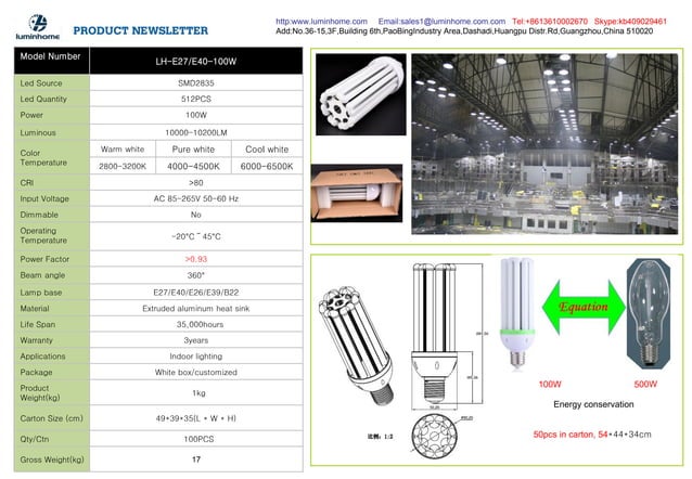 5 w --100w led light BULB, Energy saving light specifications | PPT