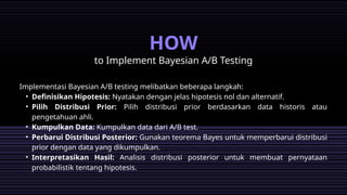 5W 1H Bayesian AB Testing for data analis | PPT