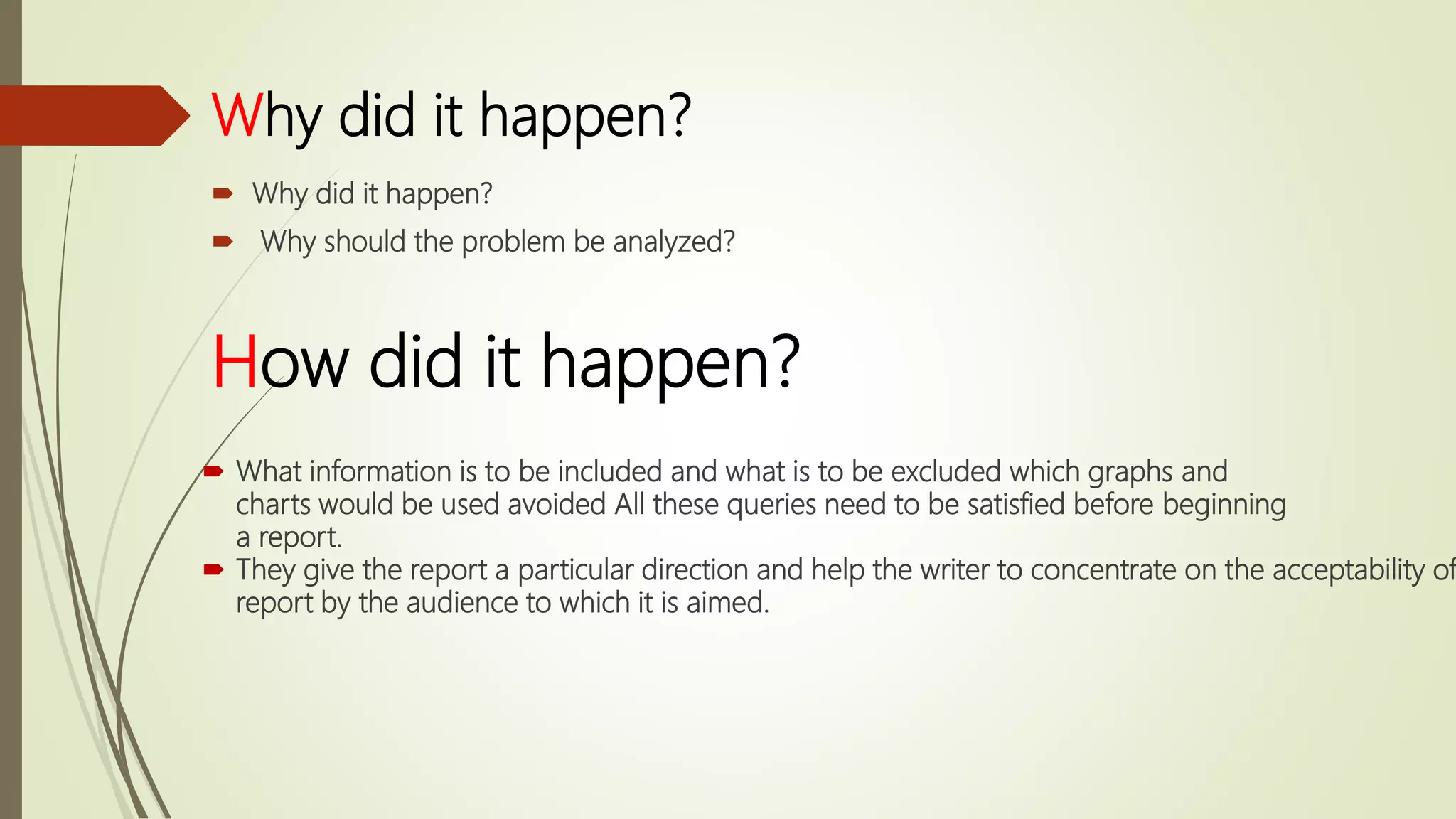 5W & 1H of report writing | PPTX