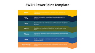 5W2H - CALIDAD PARA ANÁLISIS DE PROBLEMAS | PPTX