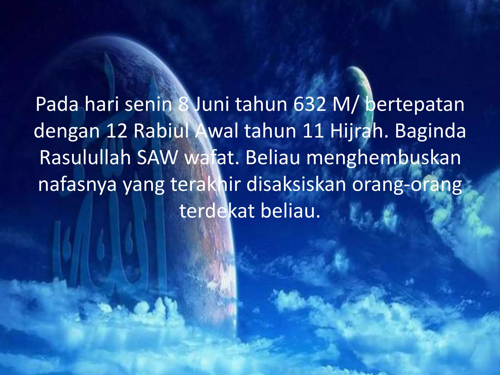 wafatnya rasul saw | PPTX