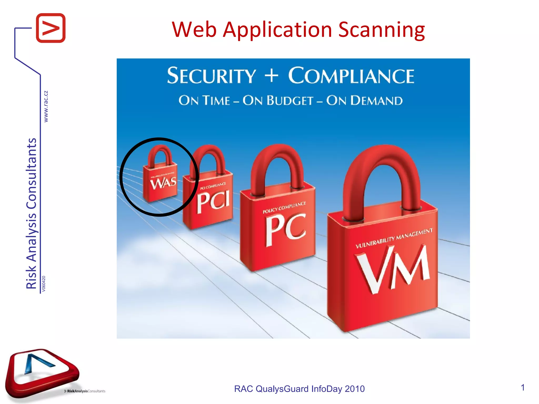Web Application Scanning (WAS) | PPT