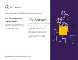 5 Ways Affordable Innovation Can Revolutionize your Business | PDF