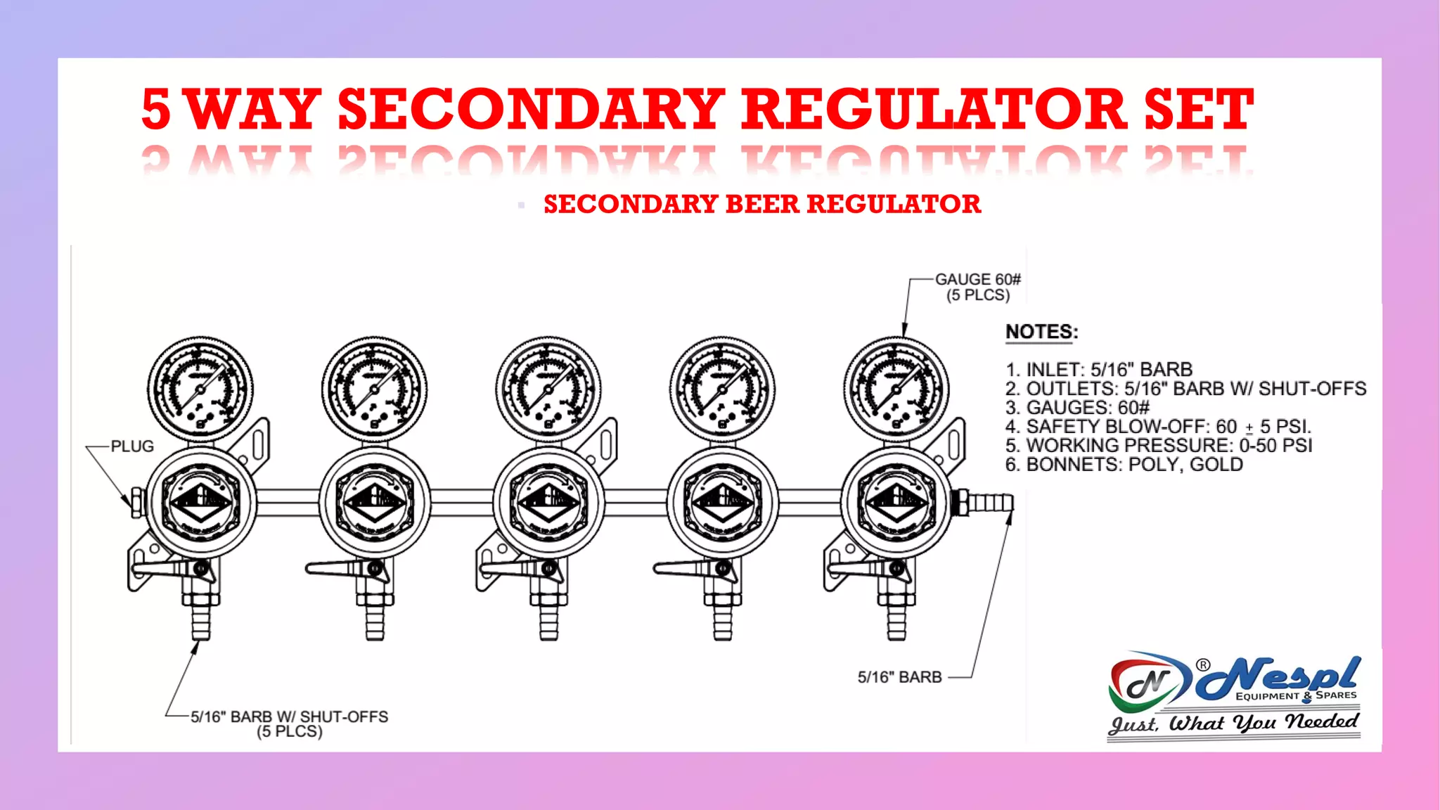 5 Way Secondary Regulator | PDF