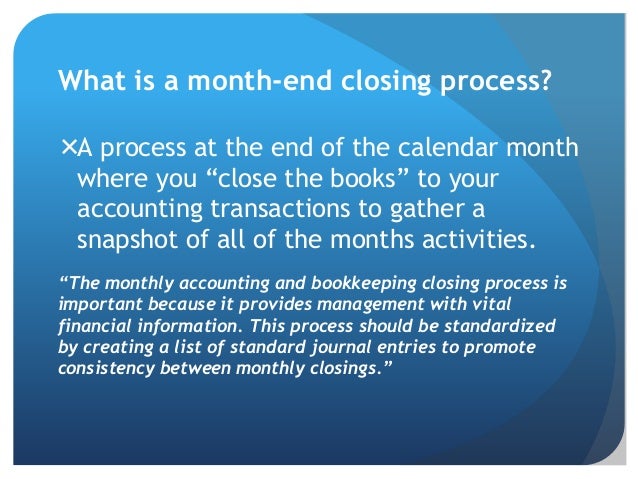 5 Ways To Review Your Month End Closing Process