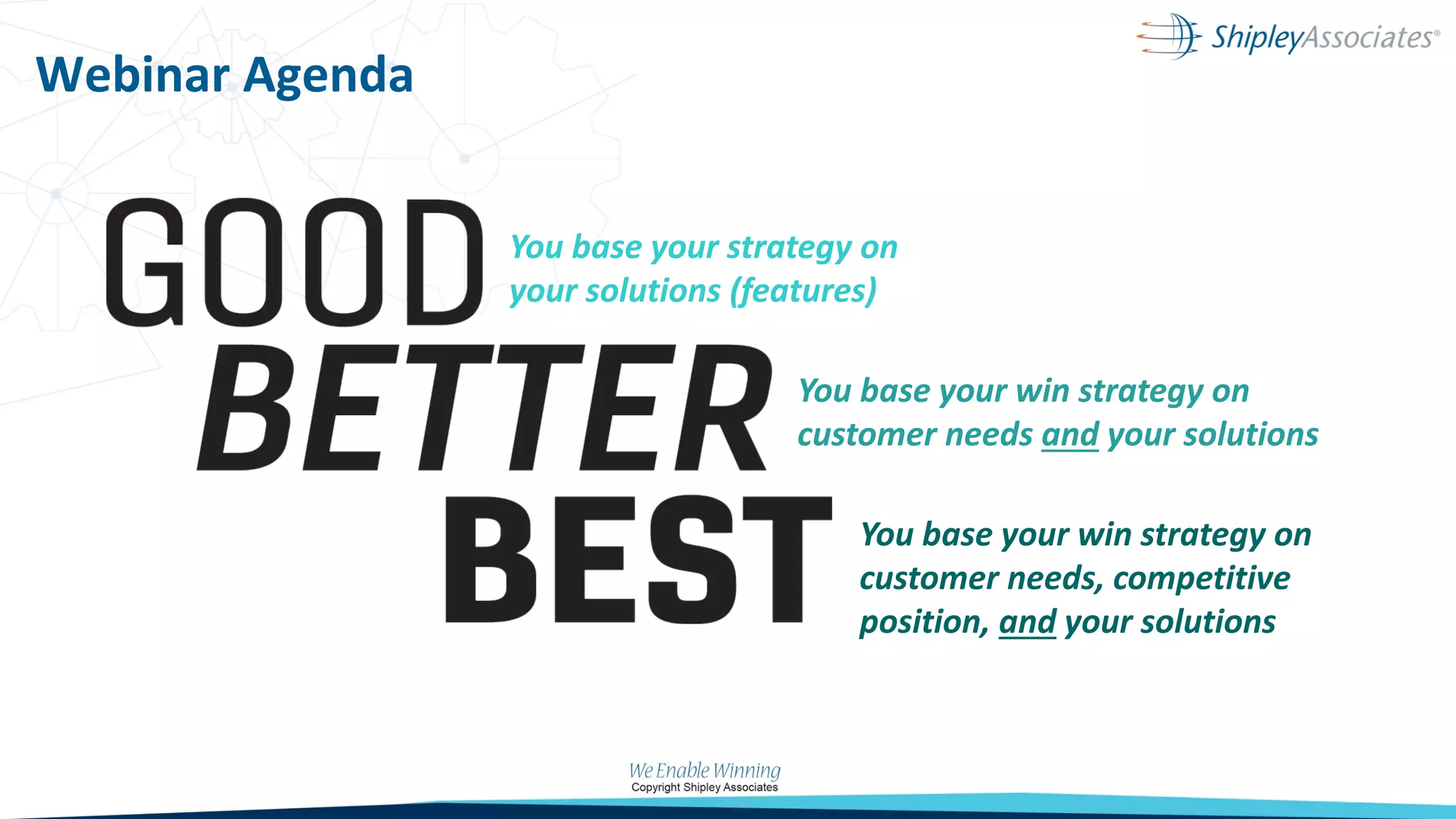 5 Ways to Approach a Win Strategy | PDF