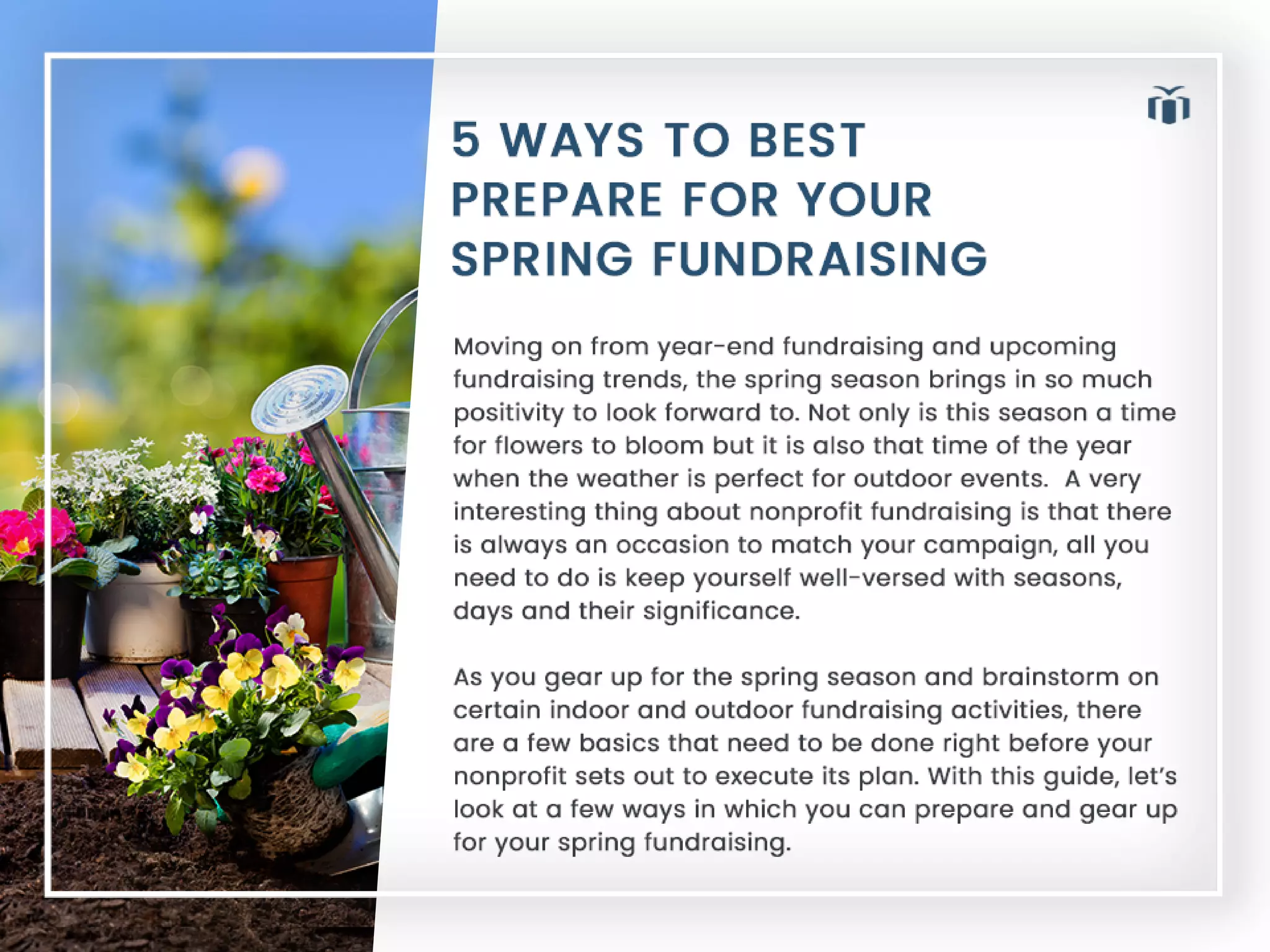 5 ways to best prepare for your spring fundraising | PPT