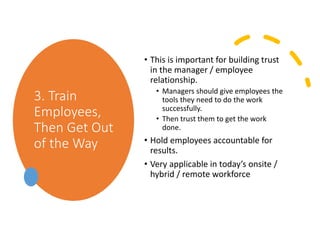 5 Ways to Build Employee Trust for Less Turnover and Fewer Incidents | PPTX