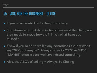 5 ways to close business | PPT