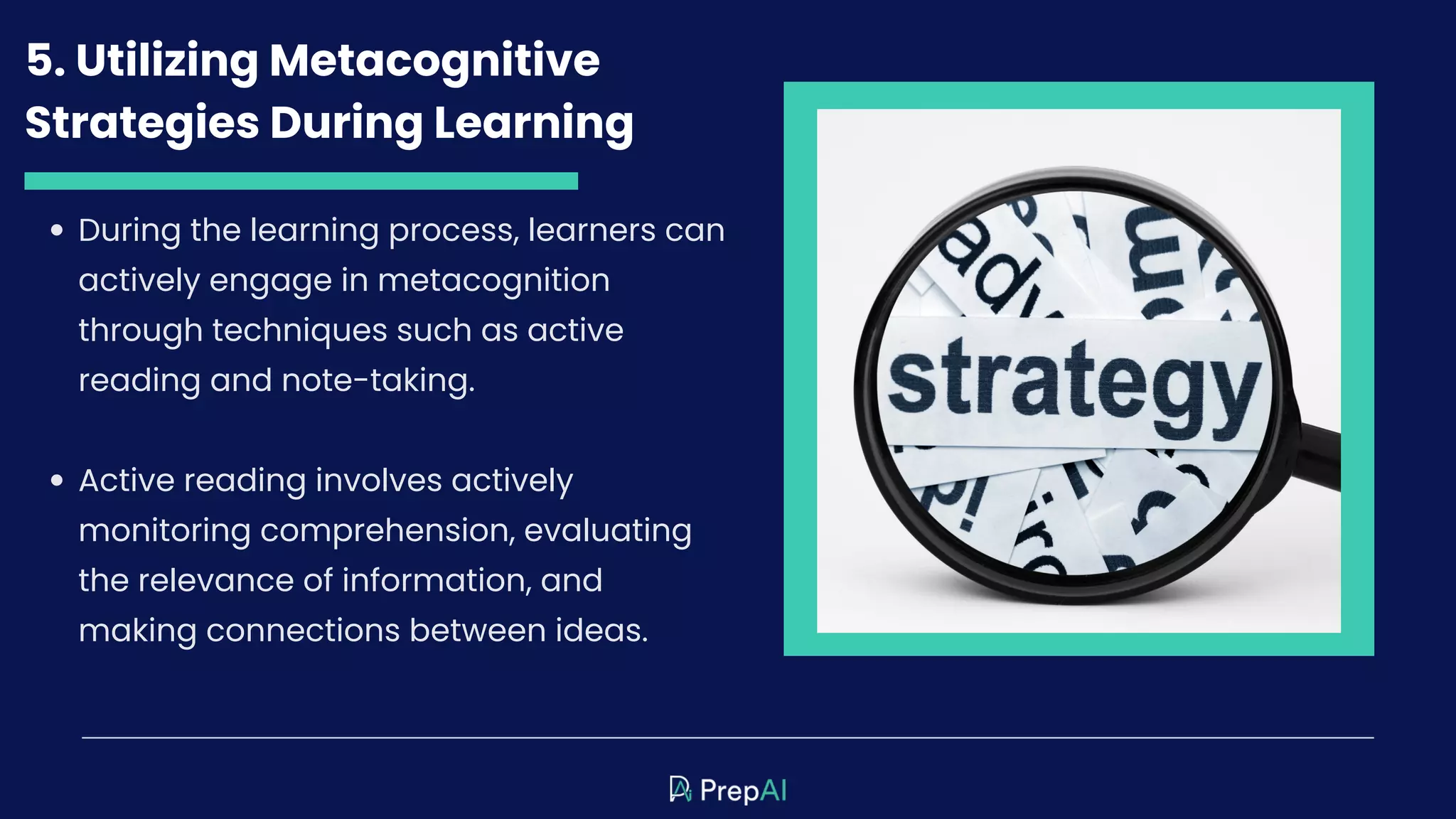 5 Ways to Develop Metacognitive Skills - By PrepAI | PDF
