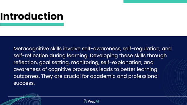 5 Ways to Develop Metacognitive Skills - By PrepAI | PDF