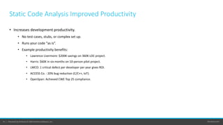 5 Ways to Accelerate Standards Compliance with Static Code Analysis | PDF