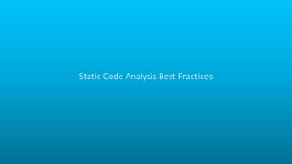 5 Ways to Accelerate Standards Compliance with Static Code Analysis | PDF
