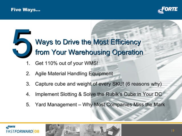 5 Ways To Improve Warehouse | PPT | Logistics | Business