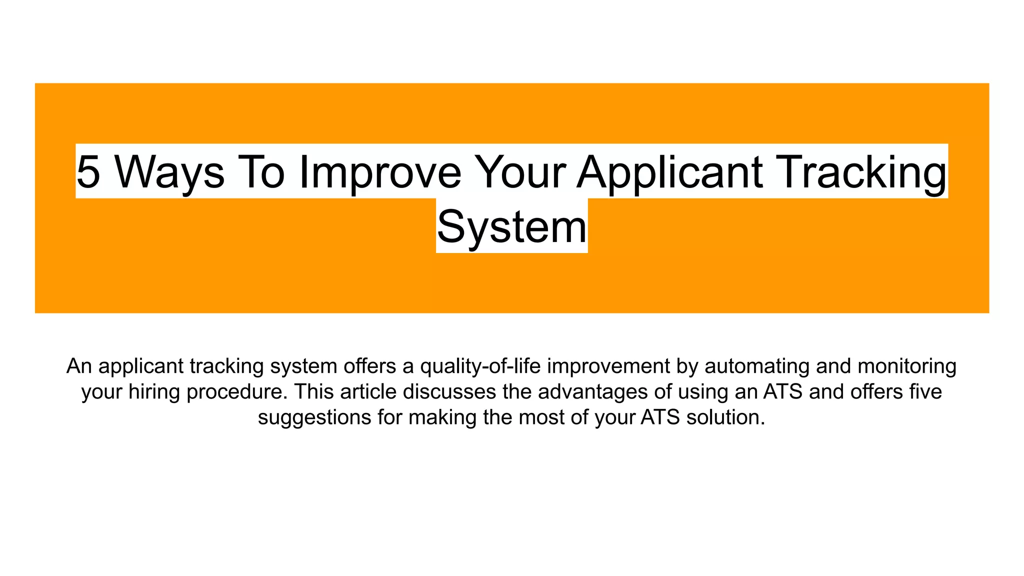 5 Ways To Improve Your Applicant Tracking System.pdf