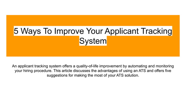 5 Ways To Improve Your Applicant Tracking System.pdf