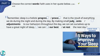 5 Ways To Improve Your Sleep (B1- B2).pptx