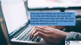 5 Ways to Improve Your Typing Skills | PPTX | Internet for Beginners ...