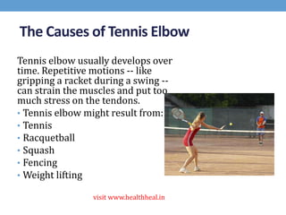 5 ways to prevent tennis elbow | PPTX