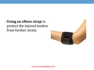 5 ways to prevent tennis elbow | PPT