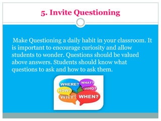 Ways to promote creativity and innovation | PPTX | Education