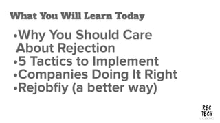 5 Ways to Reject Job Applicants | PPT