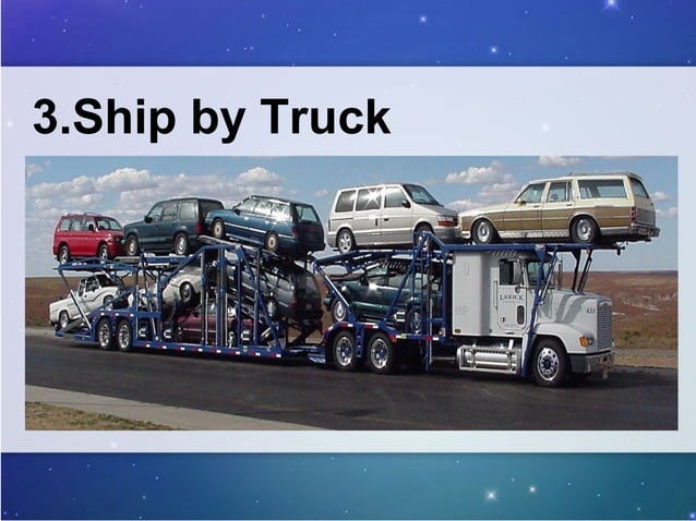 5 ways to transport a car | PPT