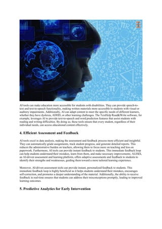 5 Best Ways To Use Ai Tools To Meet Students’ Needs | Future Education ...