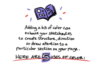 5 Ways To Use Color in Sketchnotes | PPT