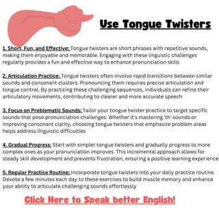 5 Ways to speak Perfect English | PDF