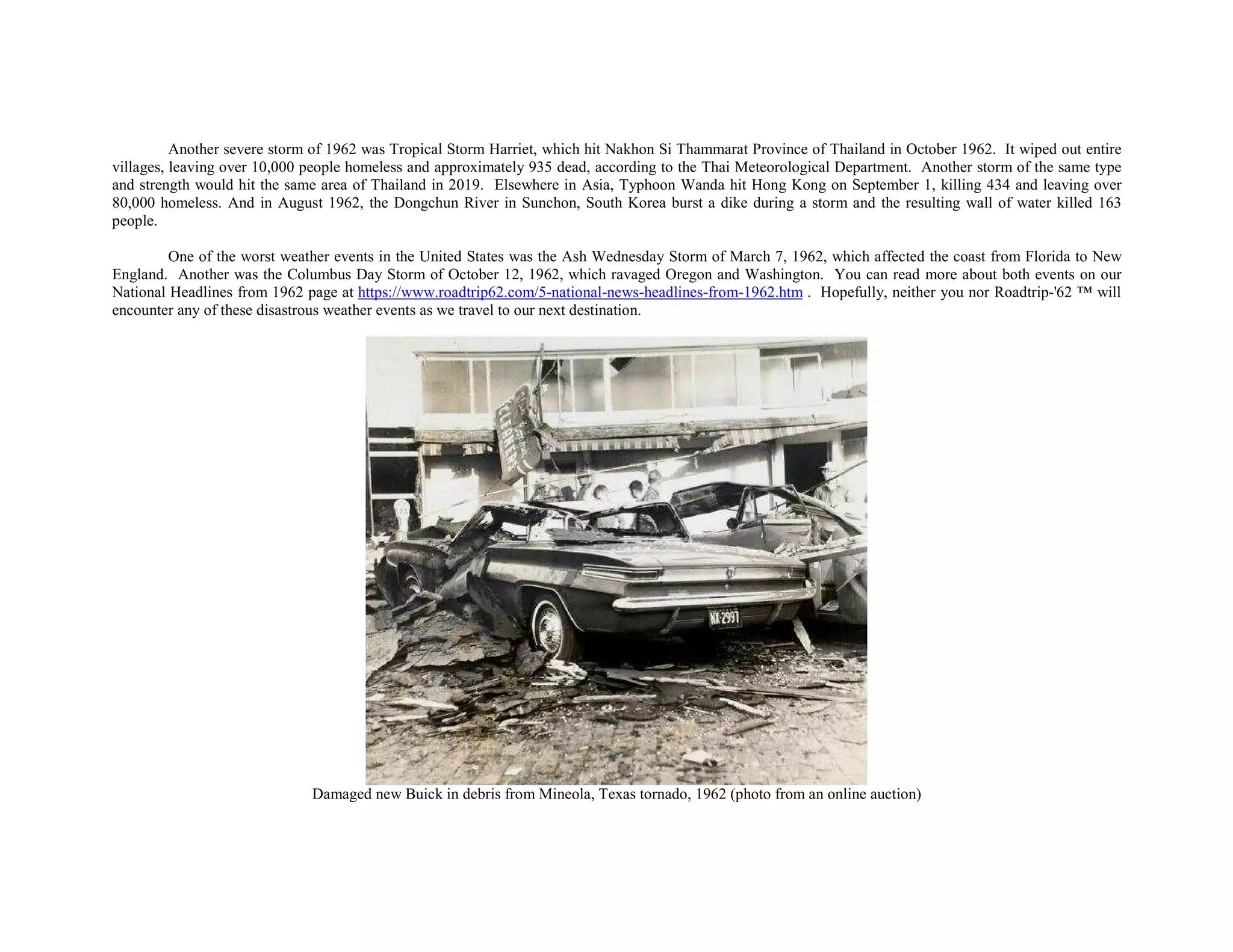 5 Weather Stories from 1962 | PDF