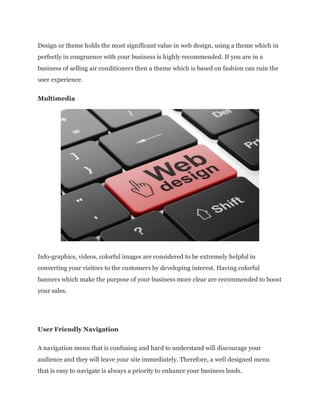5 web design tips, that you can't miss today! | PDF