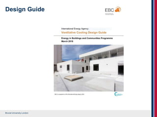 IEA EBC Annex 62 Ventilative cooling | PPT