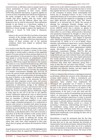 What is History The Science of the Past in Perspective | PDF