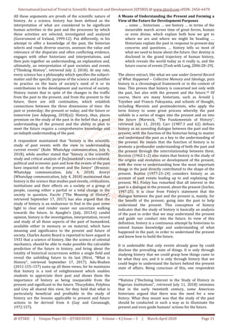 What is History The Science of the Past in Perspective | PDF