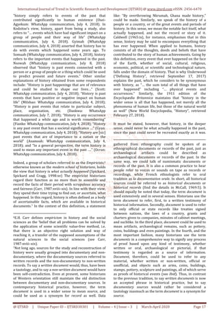 What is History The Science of the Past in Perspective | PDF