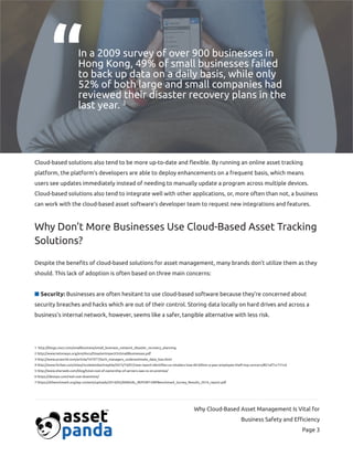 Why Cloud-Based Asset Management Is Vital for Business Safety and Efficiency | PDF